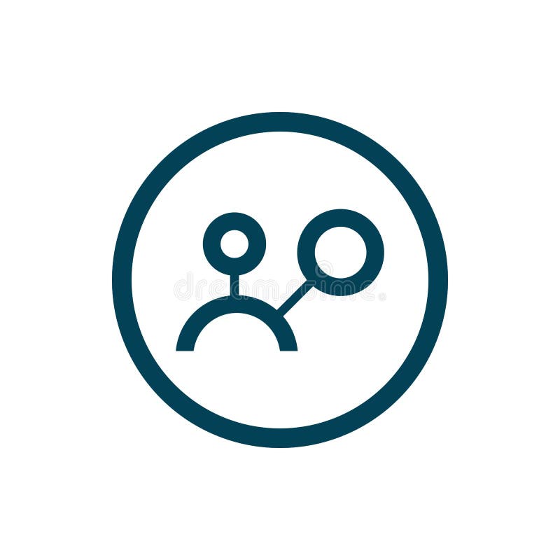 Abstract Molecule Icon Illustration Template Logo and Symbol Vector ...