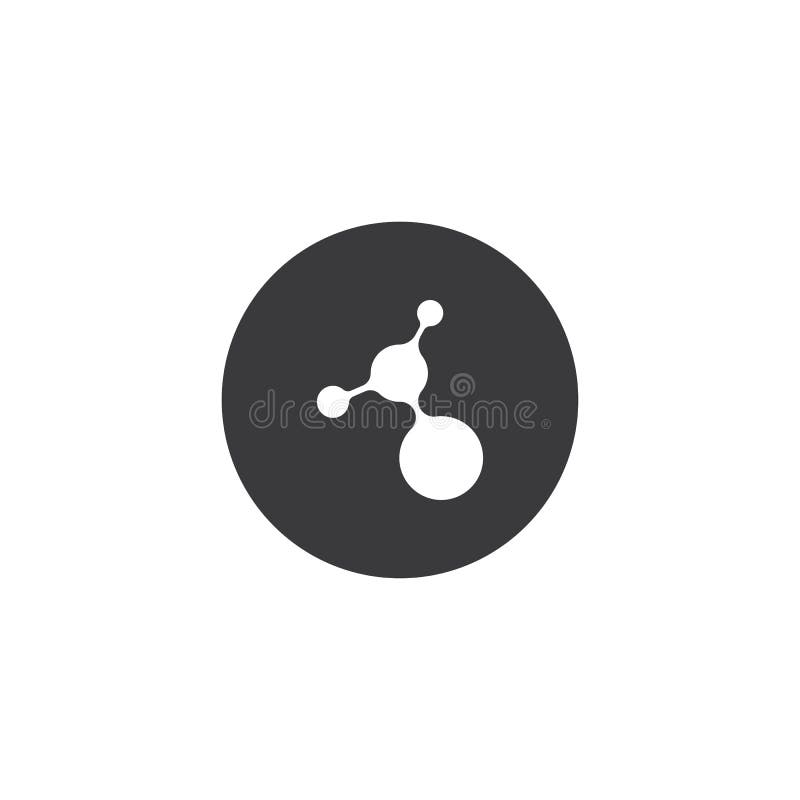 Abstract Molecule Icon Illustration Template Logo and Symbol Vector ...