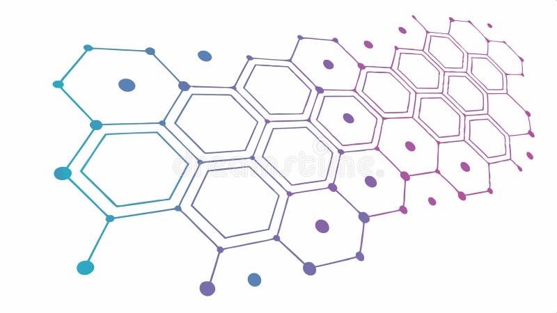 Abstract Molecule Structure Science And Technology Network Connection Vector Design Generative