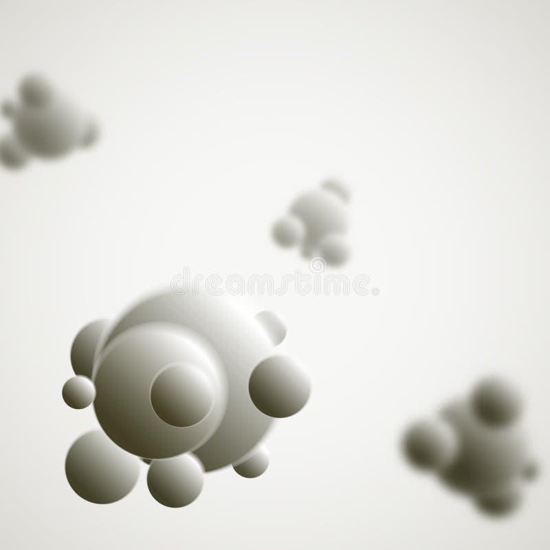 Abstract molecules. Atoms stock vector. Illustration of abstract ...