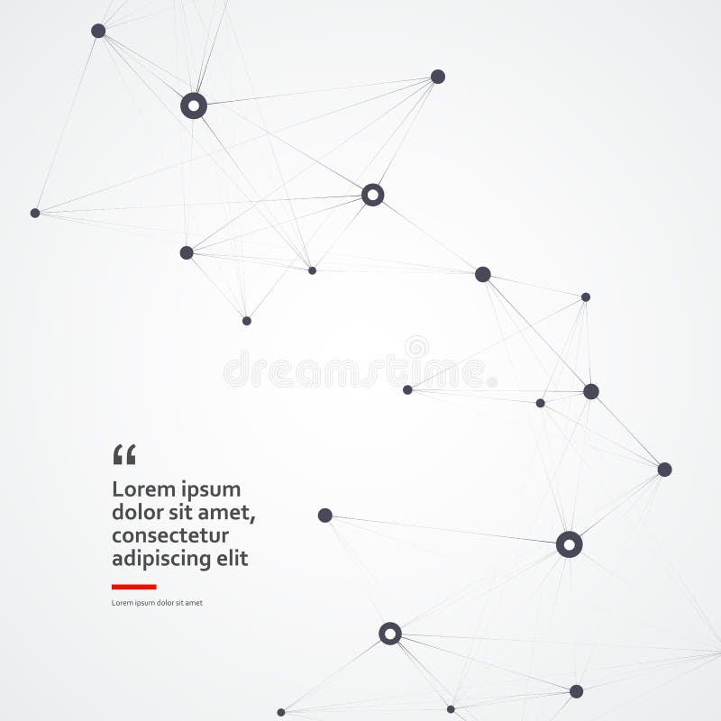 Abstract Molecules Connect Technology Background, Vector EPS10 Stock Illustration - Illustration ...