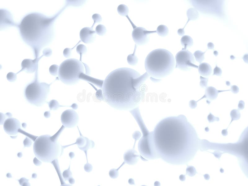 Abstract Molecules Design. Atoms. Abstract Background for Banner or ...