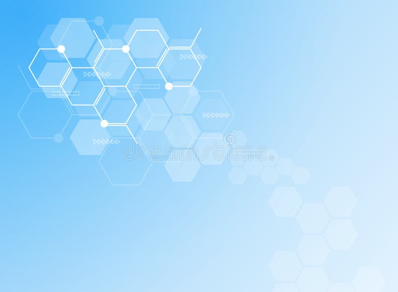 Abstract Molecules Medical Background Stock Vector - Illustration of ...