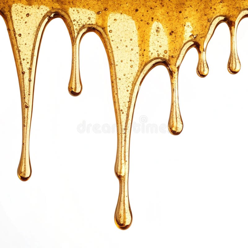 Abstract Molten Gold Drips Isolated on Transparent Background Stock ...