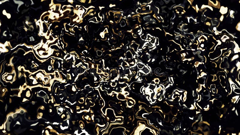 Abstract Molten Liquid Transforming in Slow Motion. Motion. Sticky ...