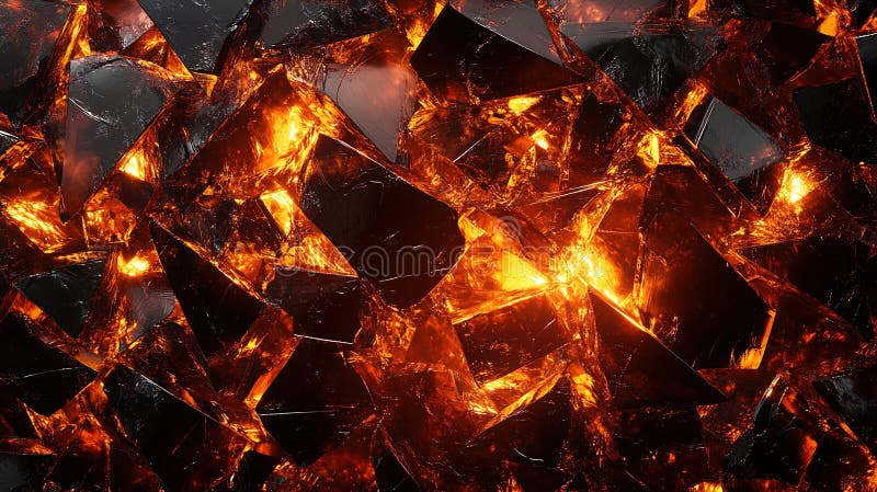 Abstract Molten Rock Texture with Glowing Ember-like Details, Perfect ...