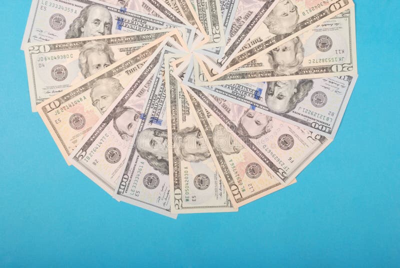 Abstract Money Background Raster Pattern Repeat Circle on Green Stock ...