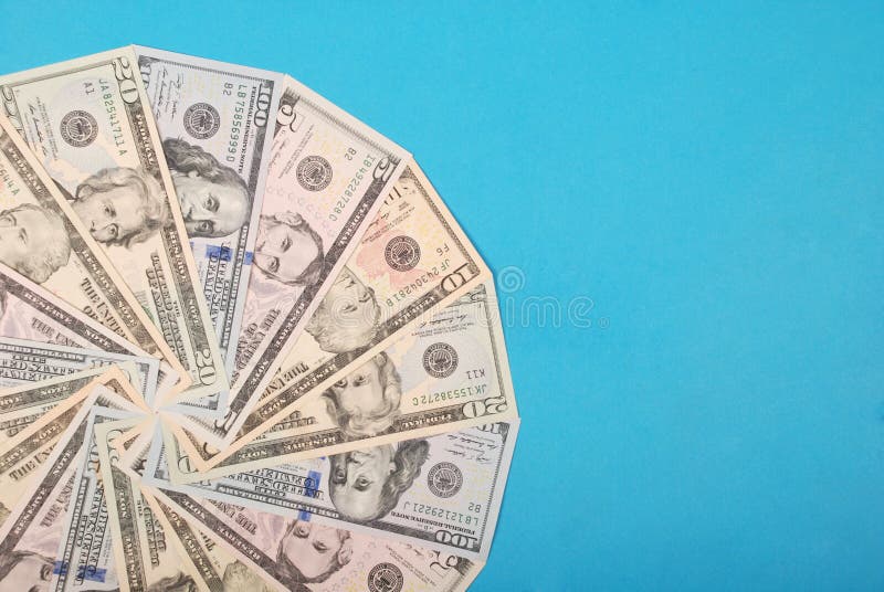 Abstract Money Background Raster Pattern Repeat Circle on Green Stock ...