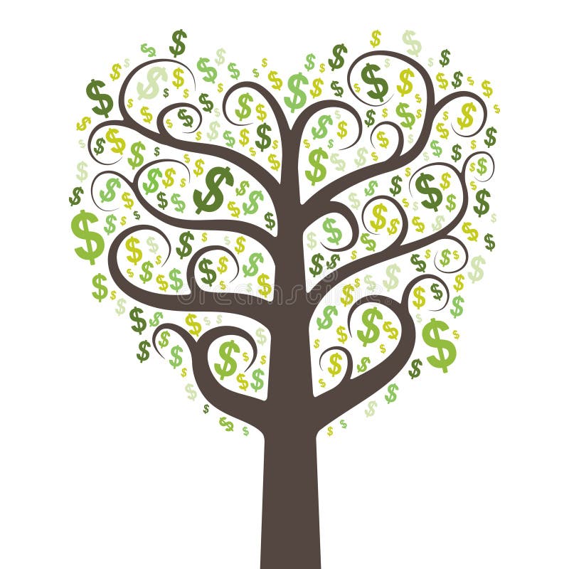 Art Tree with Math Symbols for Your Design Stock Vector - Illustration ...