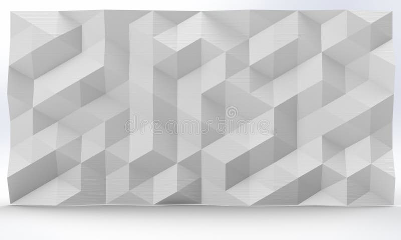Abstract Mono Background. 3D Render Stock Illustration - Illustration ...