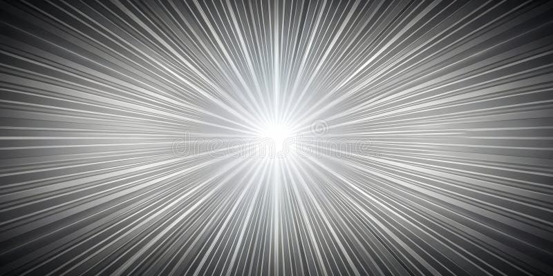 Abstract Monochromatic Radiating Stripes a Grayscale Perspective of ...