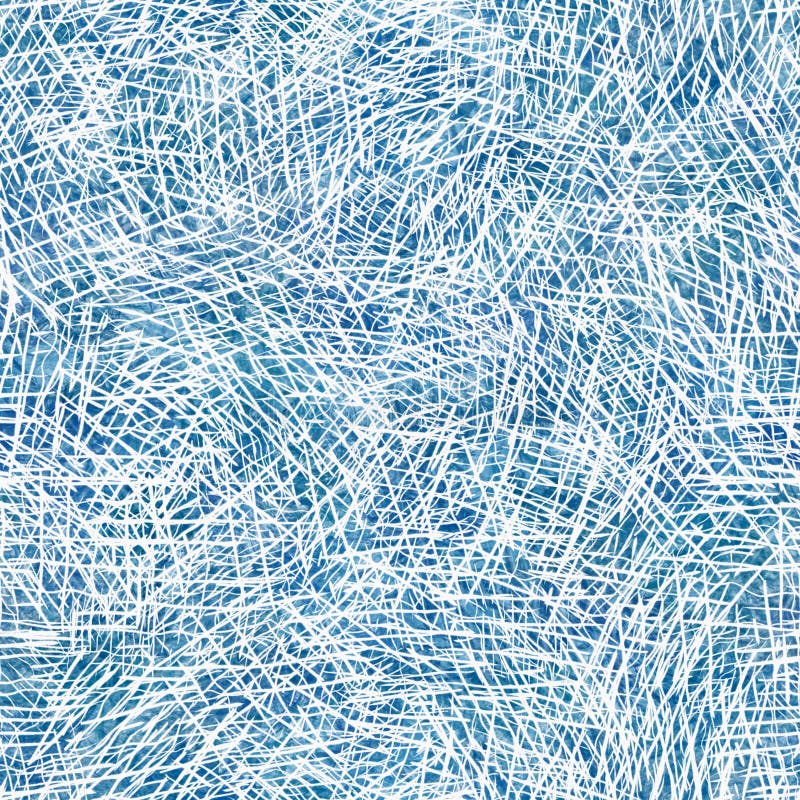 Abstract Monochromatic Seamless Background of Hand-drawn Chaos Lines ...