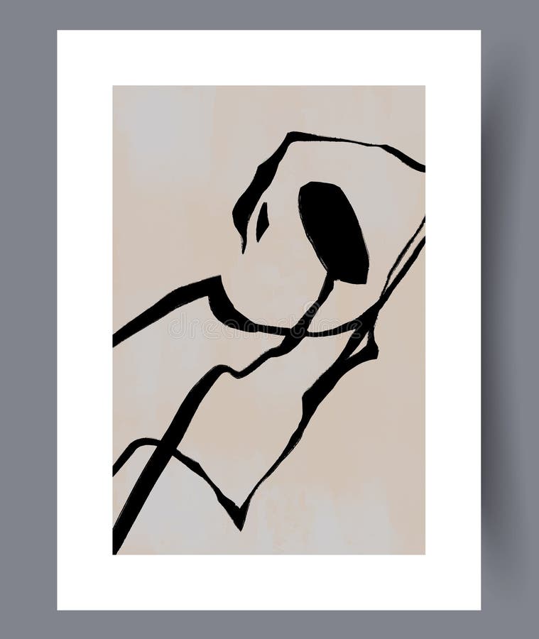 An Abstract Monochrome Artwork that Showcases Unique and Distinctive ...