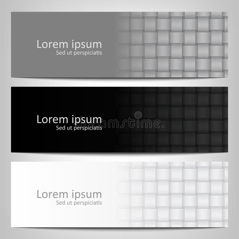 Abstract Monochrome Background Brochure Template. Stock Illustration ...