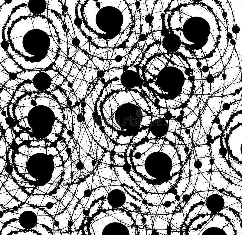 Abstract Monochrome Background Stock Illustration - Illustration of ...