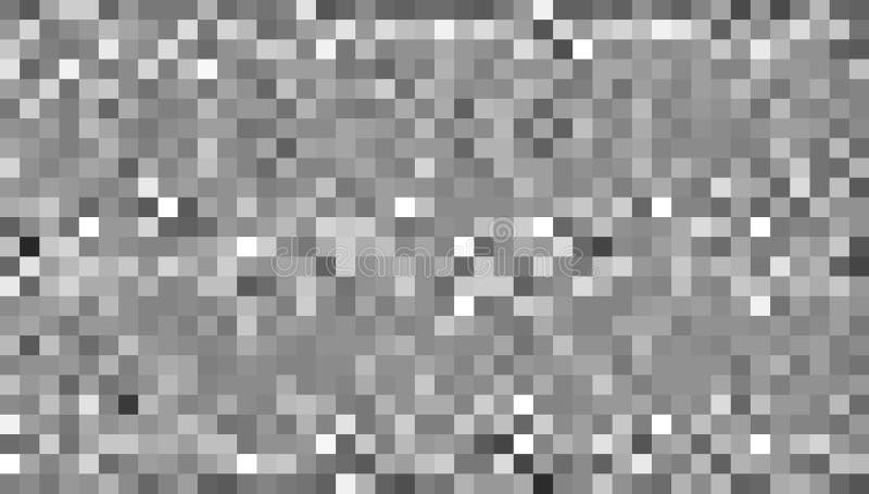 Abstract Monochrome Background. Texture with Pixel Square Blocks ...