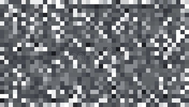 Abstract Monochrome Background. Texture with Pixel Square Blocks Stock ...
