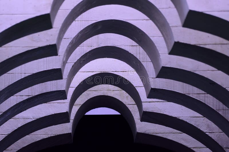 Abstract Monochrome Curves Shapes Stock Photo - Image of abstract ...