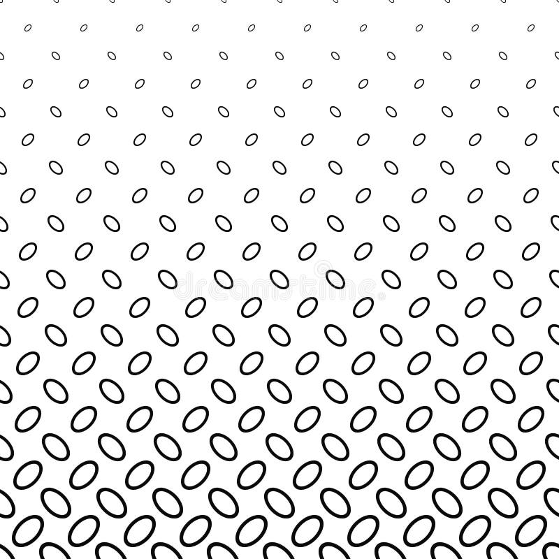 Abstract Monochrome Ellipse Pattern Background Stock Vector ...