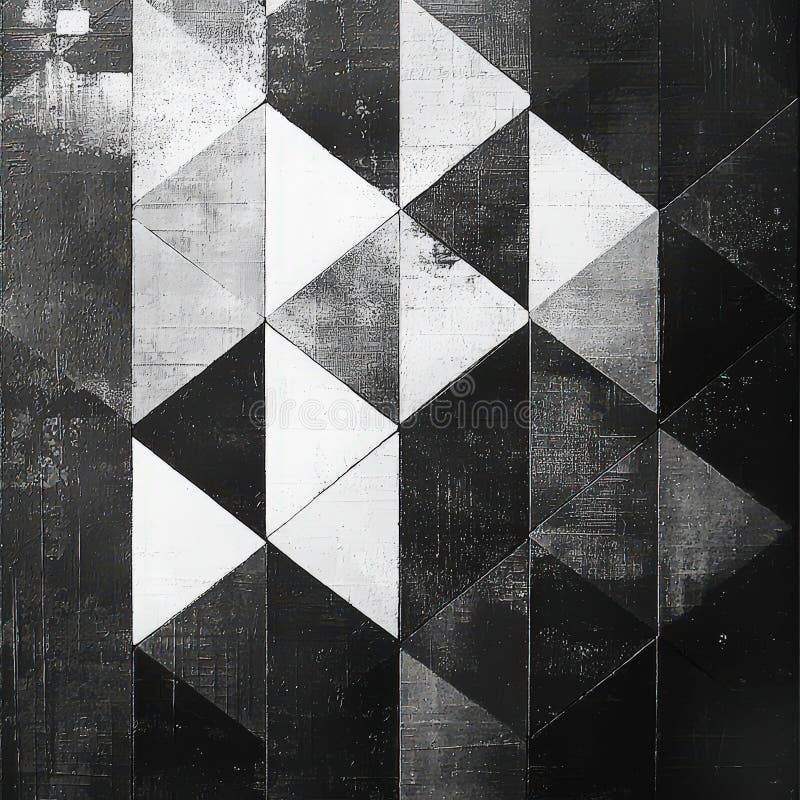 Abstract Monochrome Geometric Design Stock Photo - Image of design ...