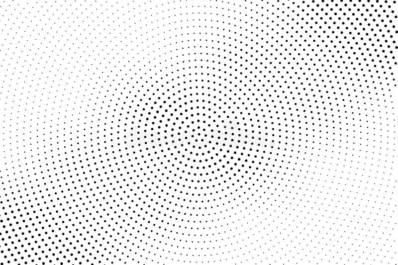 Abstract Monochrome Halftone Pattern. Futuristic Panel. Grunge Dotted ...
