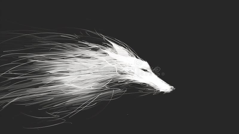 White Fox Like Creature Stock Illustrations – 277 White Fox Like ...