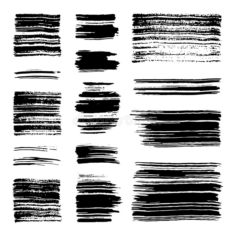 Seamless Modern Pattern with Brush Strokes. White Hand Drawn Circles ...