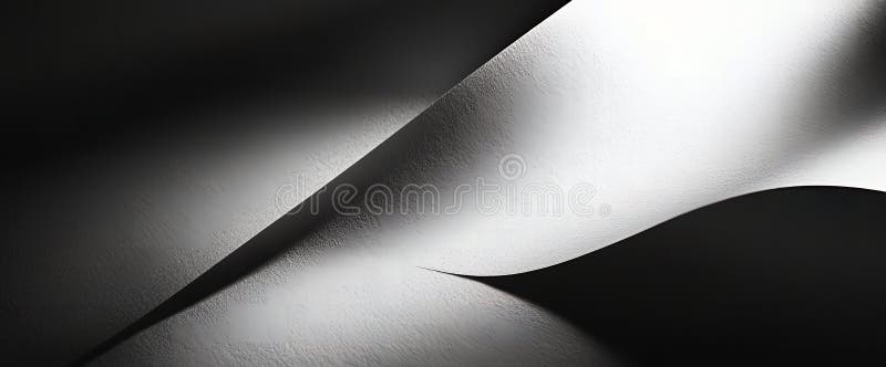 Abstract Monochrome Paper Texture Elegant Curves and Shadows Dramatic ...