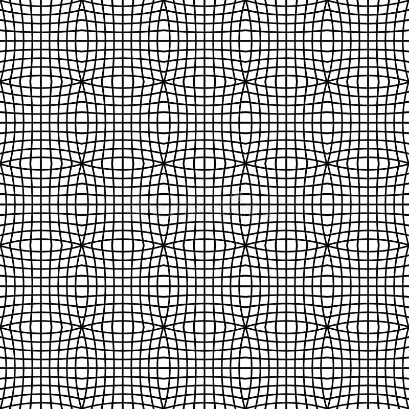 Abstract Monochrome Pattern with Mosaic of Distorted Squares of Stock ...