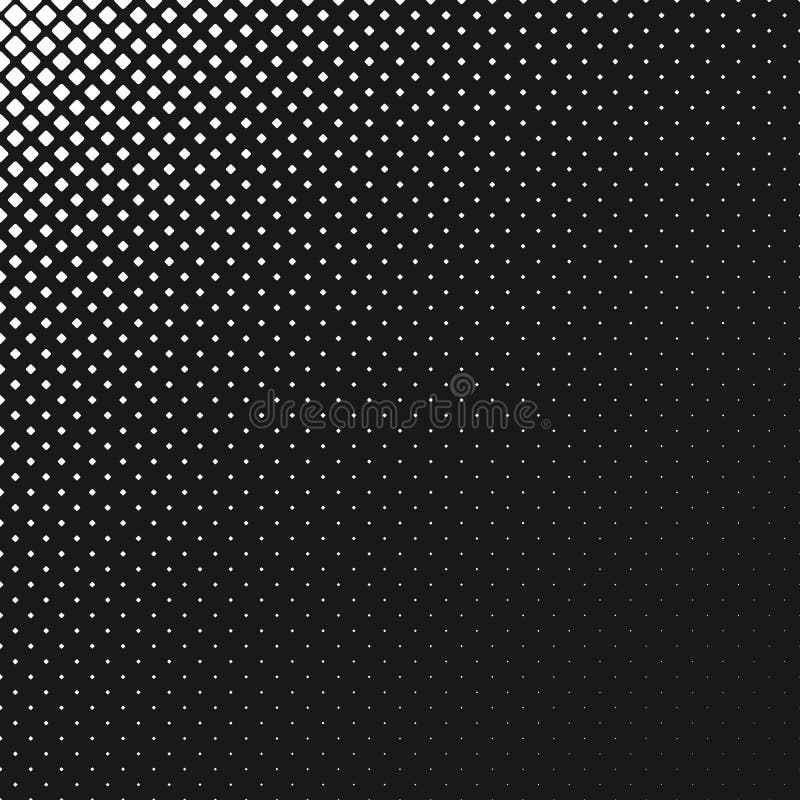 Abstract Monochrome Rounded Square Pattern Background - Vector Graphic from Diagonal Squares in ...