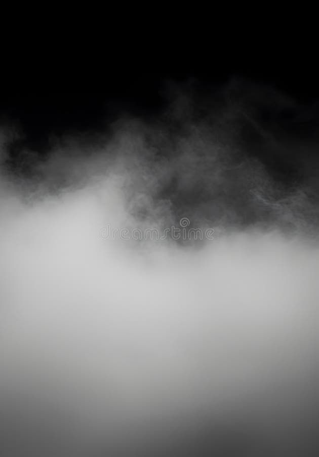 Smoke Overlay on Black Background, Abstract Grey Fog Texture Effect ...