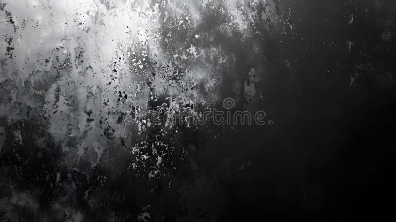 Abstract Monochrome Texture with Splash and Gradient Effects Stock ...