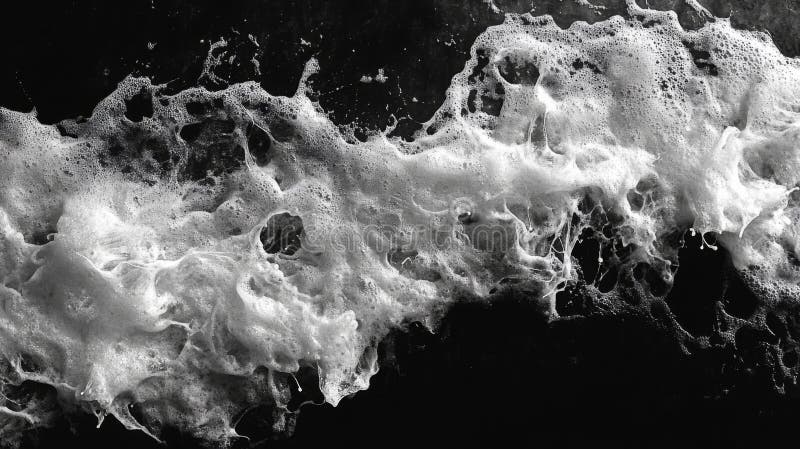 Abstract Monochrome Water Splash Texture Stock Illustration ...