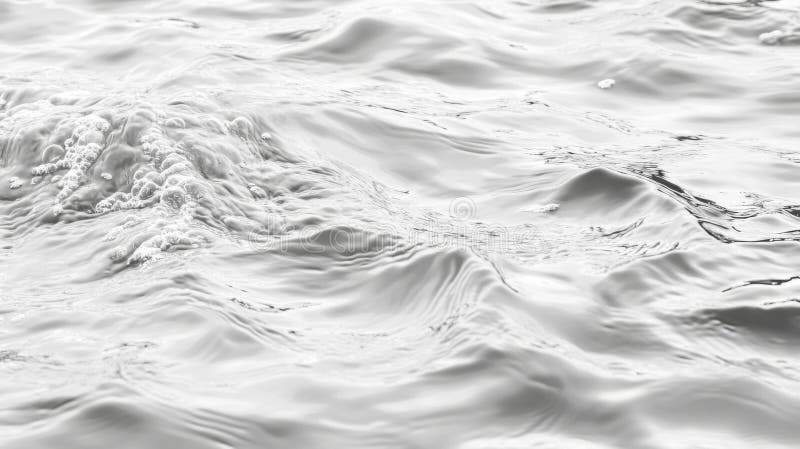 Abstract Monochrome Water Surface Texture Stock Illustration ...