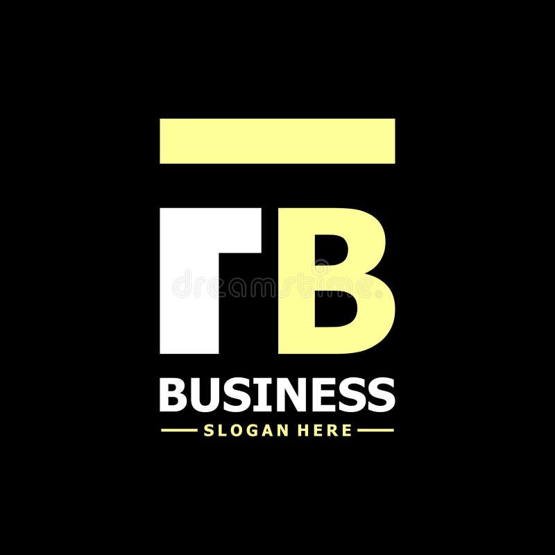 Abstract Monogram Letter FB Logo Design Template, and Marketing Logos ...