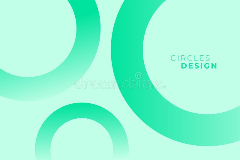 Abstract Monotone Circle Shape Geometric Backdrop Design Stock Vector ...