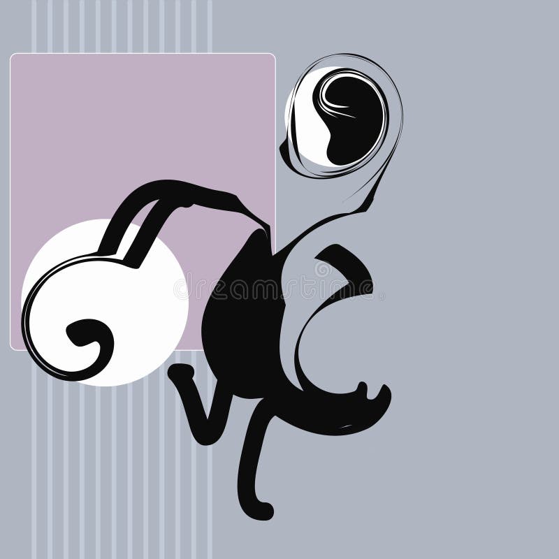 Abstract Monster Background - Vector Stock Vector - Illustration of ...