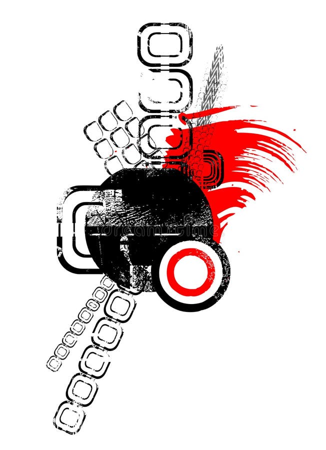 Abstract montage design stock illustration. Illustration of drawing ...