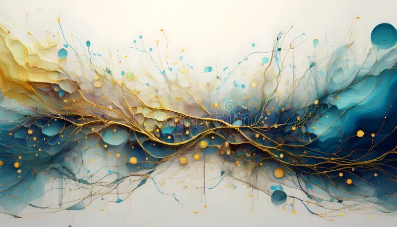 Abstract Mood of Connection Background on White Backgrounds Stock ...