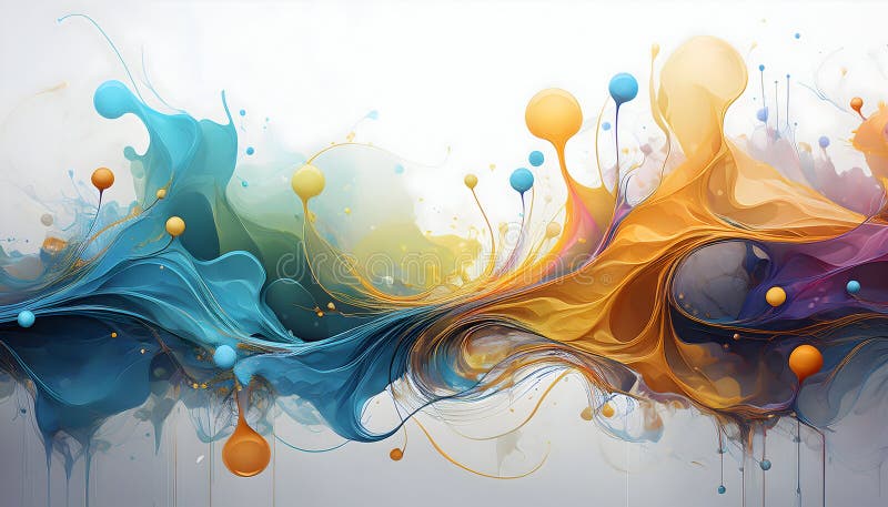 Abstract Mood of Connection Background on White Backgrounds Stock ...