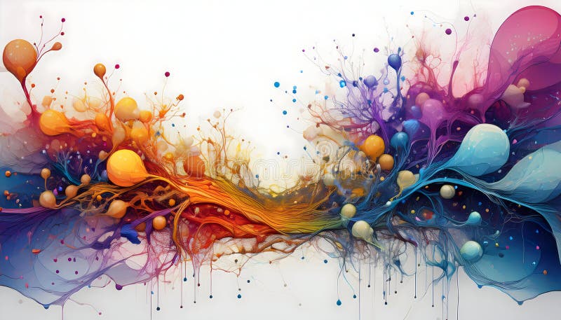 Abstract Mood of Connection Background on White Backgrounds Stock ...