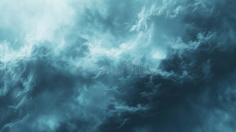 Abstract Moody Stormy Sky Texture - Dark Blue Cloudscape Background ...