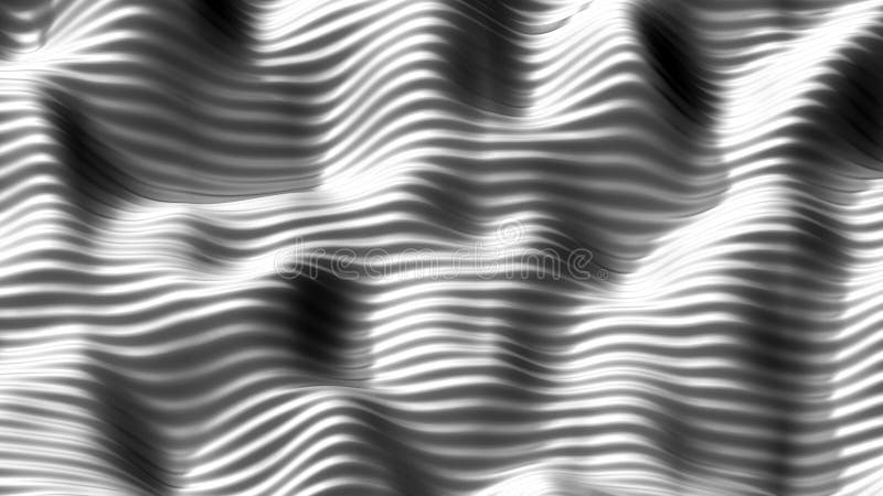 Abstract Morphing Surface with Horizontal Lines - Seamless Loop Stock ...