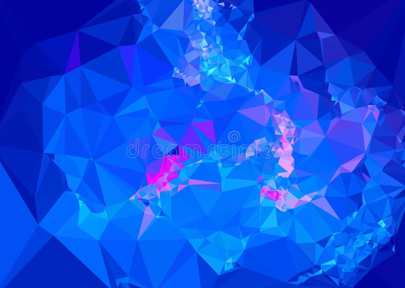 Abstract Mosaic Backdrop In Blue Color. Design Element For Book Covers ...