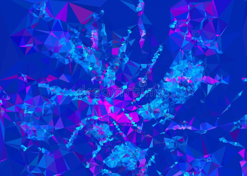 Abstract Mosaic Backdrop in Blue Color. Design Element for Book Covers ...