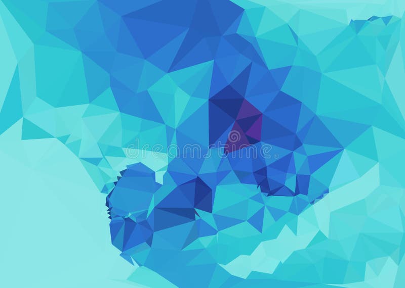 Abstract Mosaic Backdrop in Blue Color. Design Element for Book Covers ...