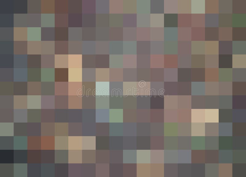 Abstract Mosaic Background in Deep Soft Pastels with Grey. Pixels ...