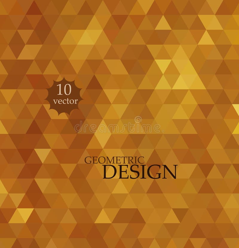 Abstract Mosaic Background. Triangle Geometric Background. Design ...