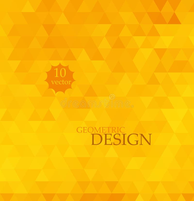 Abstract Mosaic Background. Triangle Geometric Background. Design ...