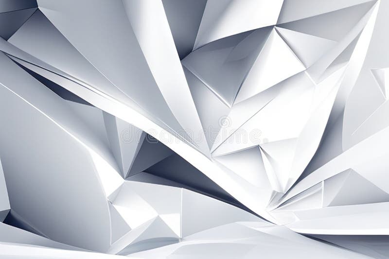 Abstract Mosaic Background White Low Poly Background Texture ...